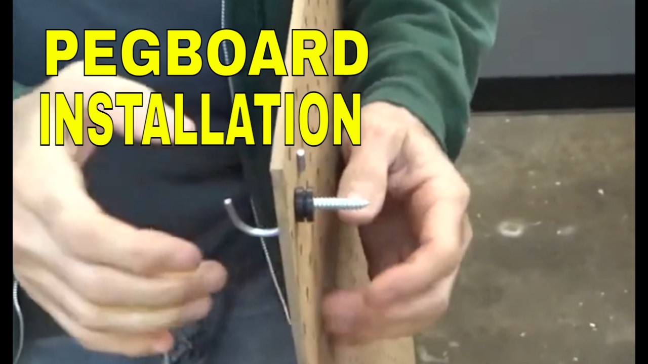 How to Install Pegboard in a Garage | Tool Organization Tips