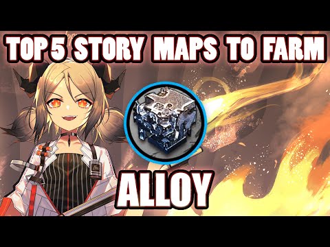 【明日方舟】【Arknights】【Top 5】Alloy Farming Story Maps (Trust Farm Compilation)