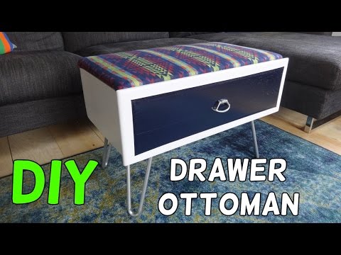 Turn a Drawer Into an Storage Ottoman!