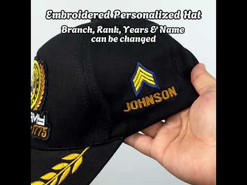 Embroidered Classic Cap! 🇺🇸✨ #shorts #veteran #military #veterans #usarmy #usaf #usnavy