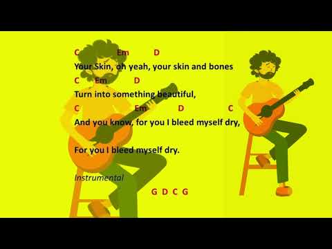 YELLOW - COLDPLAY (LYRICS & CHORDS)