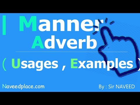 Adverbs of Manner In English Grammar | Definition , Examples - Manner Adverbs