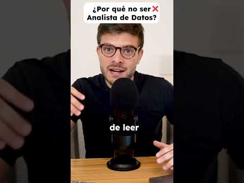 ¿Por qué no ser Analista de Datos? ❌ Primera razón 👆 #dataanalyst #bianalyst #datascience #shorts