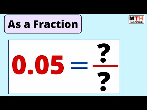 0.05 as a fraction (Simplified Form)