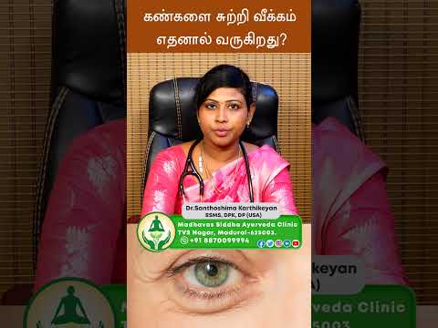 கண்களை சுற்றி வீக்கம் எதனால் வருகிறது? | Dr. Santhoshima Karthikeyan BSMS, DPK, DP(USA)