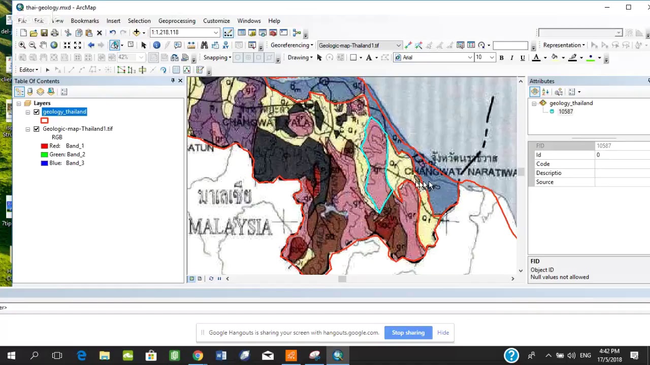 Digitizing Geological Map