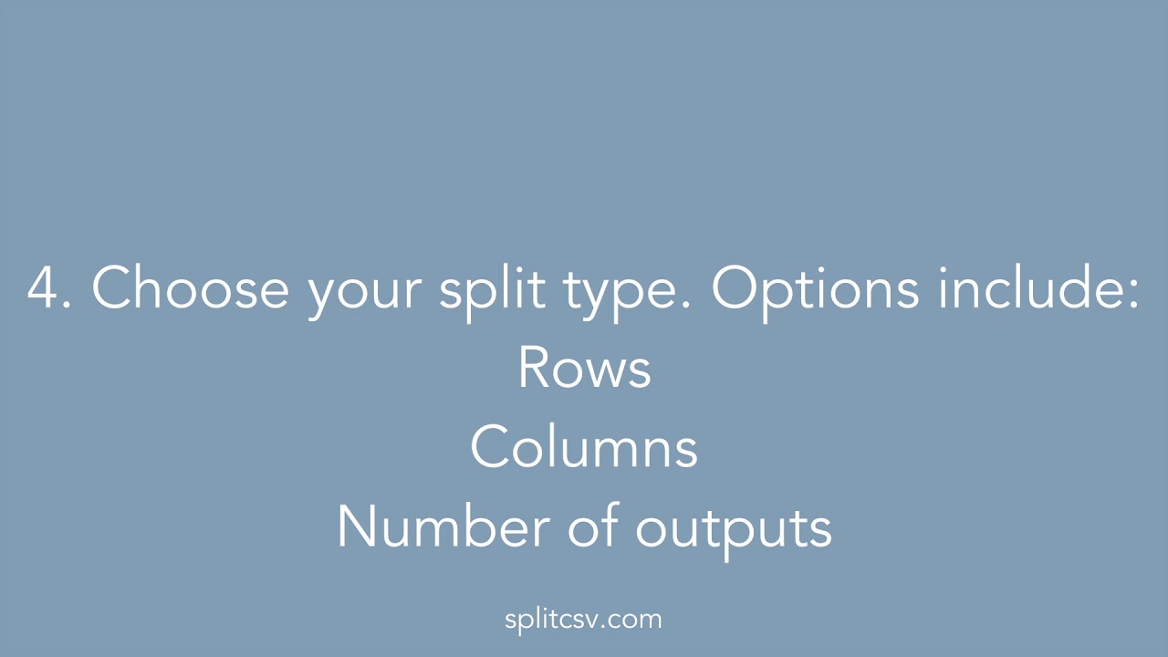 How to split a large csv into multiple files