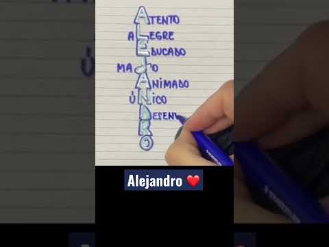 Significado del nombre ALEJANDRO #significado #nombre #alejandro