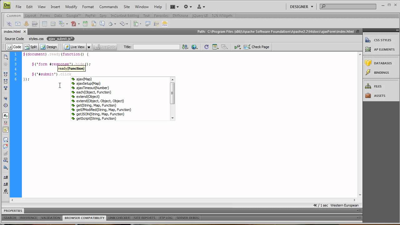 AJAX form submission using jQuery and PHP (part 2)