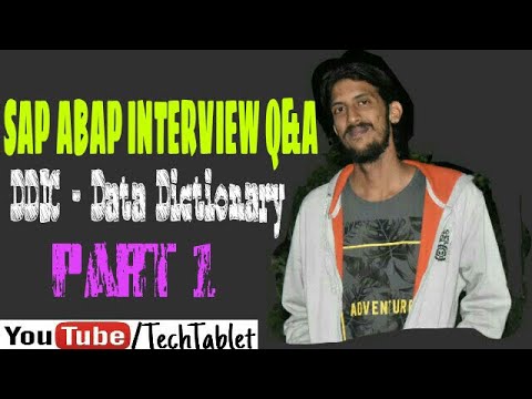 SAP ABAP Interview Q&A DDIC - Data Dictionary - Part1