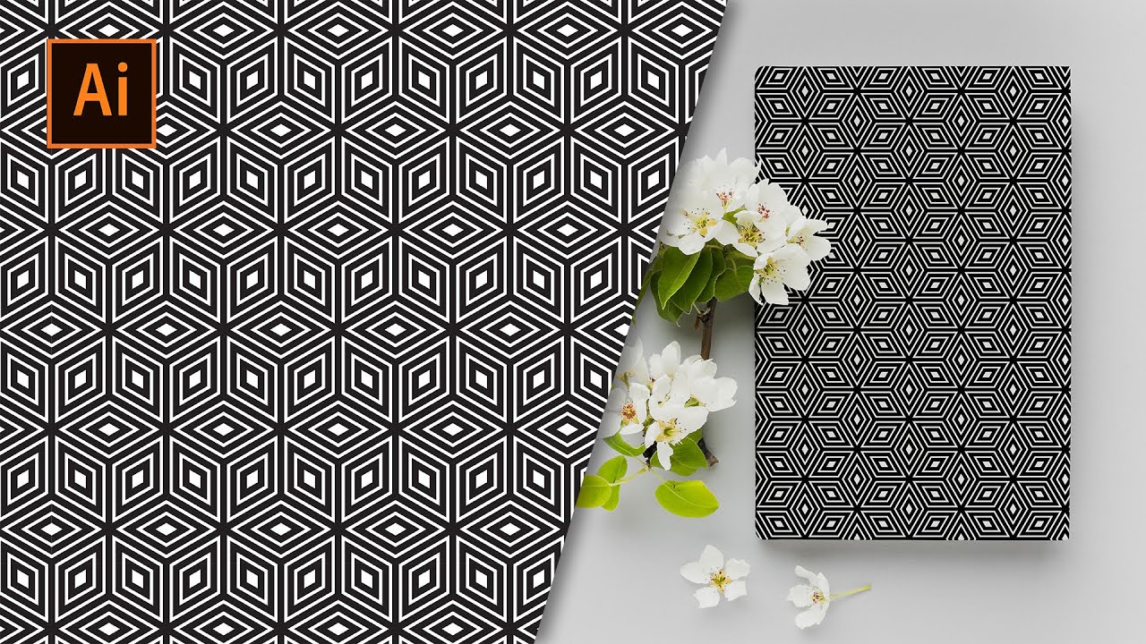 Adobe Illustrator || Geometric Hexagonal Pattern Tutorial || AuthenTech
