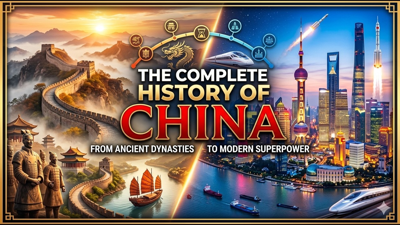 The Complete History of China: From Ancient Dynasties to Modern Superpower