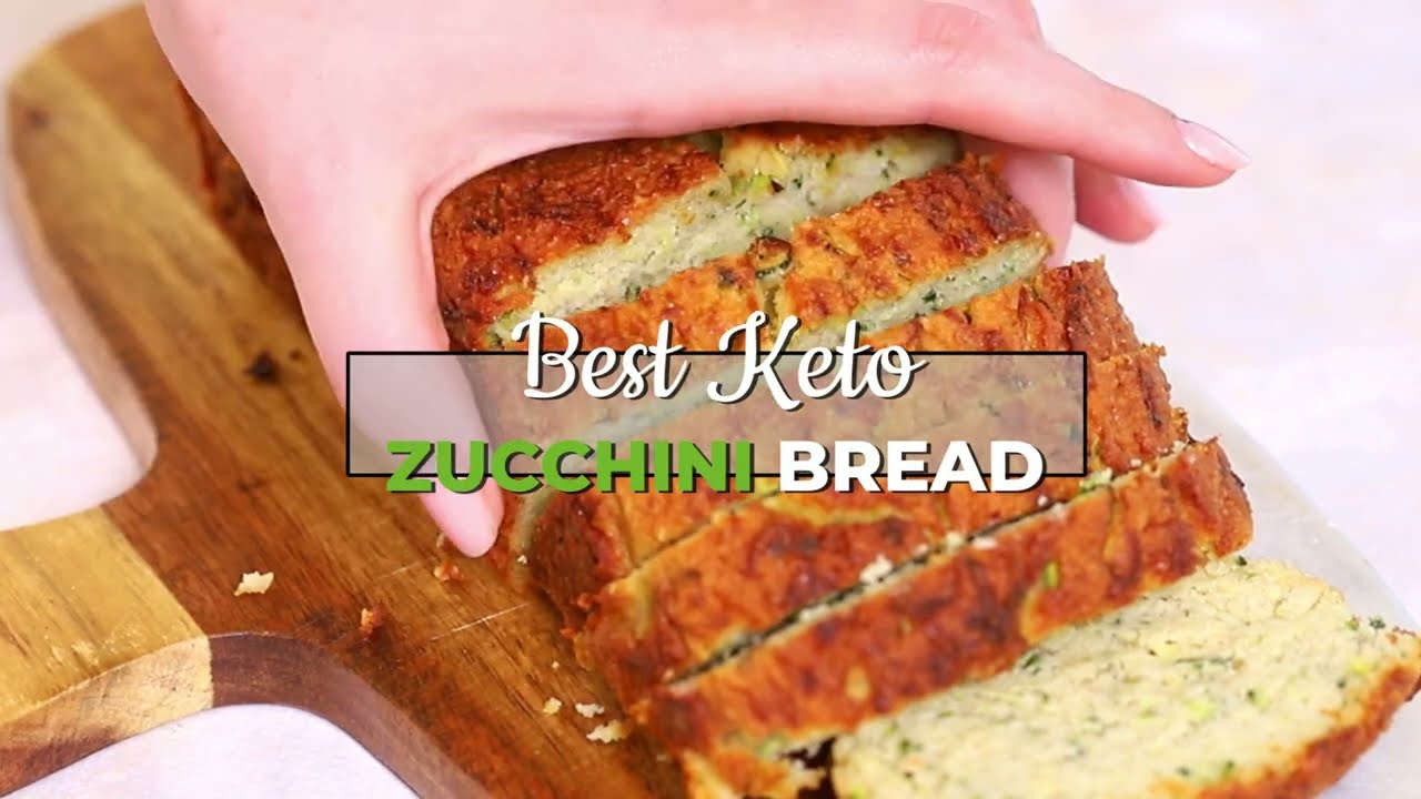MOIST AND FLAVORFUL KETO ZUCCHINI BREAD WITH ALMOND FLOUR