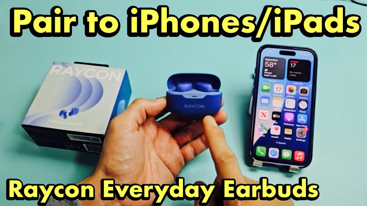 Raycon Everyday Earbuds: How to Pair to iPhones & iPads via Bluetooth