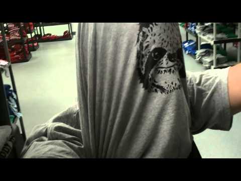 Jesse the Office Sloth Looks for a T-shirt!