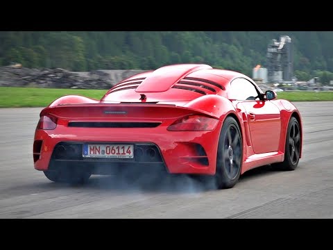 Ruf CTR3 Twin-Turbo Mid-Engine Supercar Engine Sound Video
