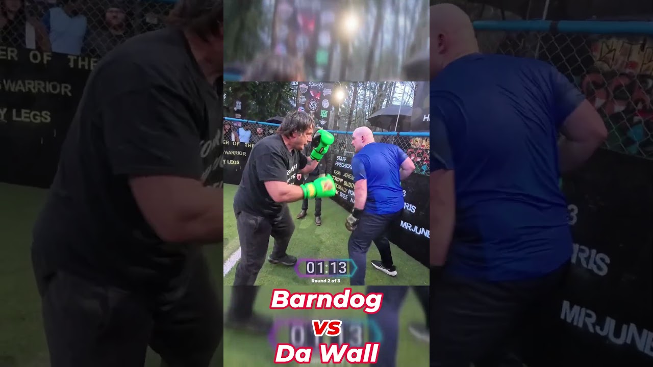 Barndog vs da wall full fight