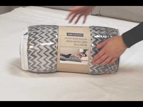 Life Comfort Zig Zag Body Pillow Fluffing Instructions