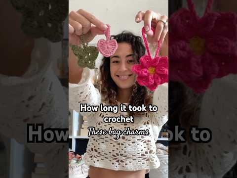 These crochet bag charms are SO quick and easy to make. Which is your favourite? π§Ά