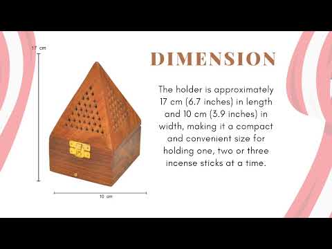 Pyramid Shape Incense Holder