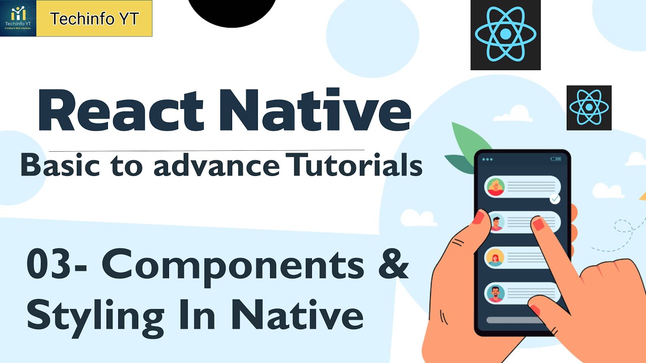 Components And Styling Mastering React Native | React native Tutorials