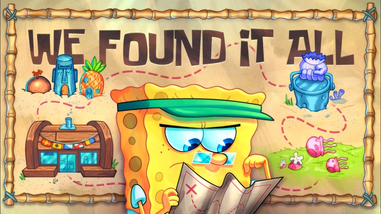 Mapping Out The ENTIRE Bikini Bottom