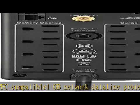 APC UPS 1000VA UPS Battery Backup and Surge Protector, BX1000M Backup Battery Power Supply, AVR, Da