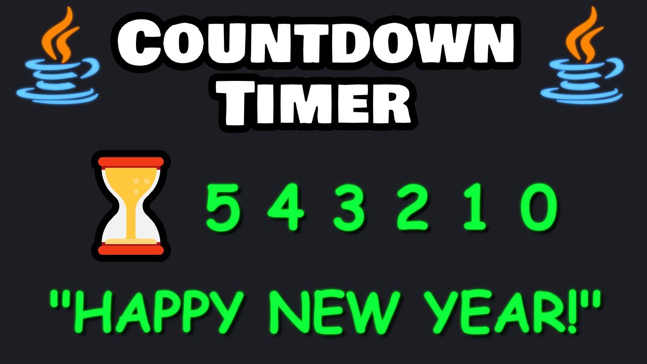 Code a Java countdown timer in 6 minutes! ⏳