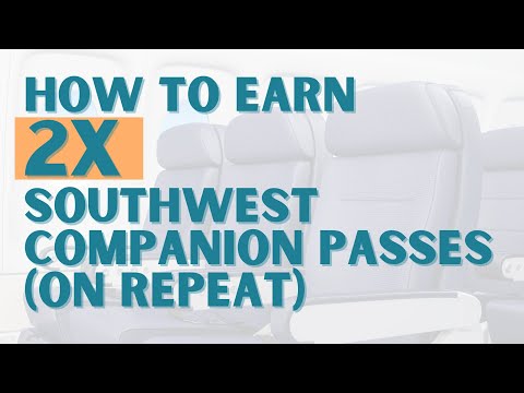 Perpetually earn TWO Southwest Companion Passes {here's how}