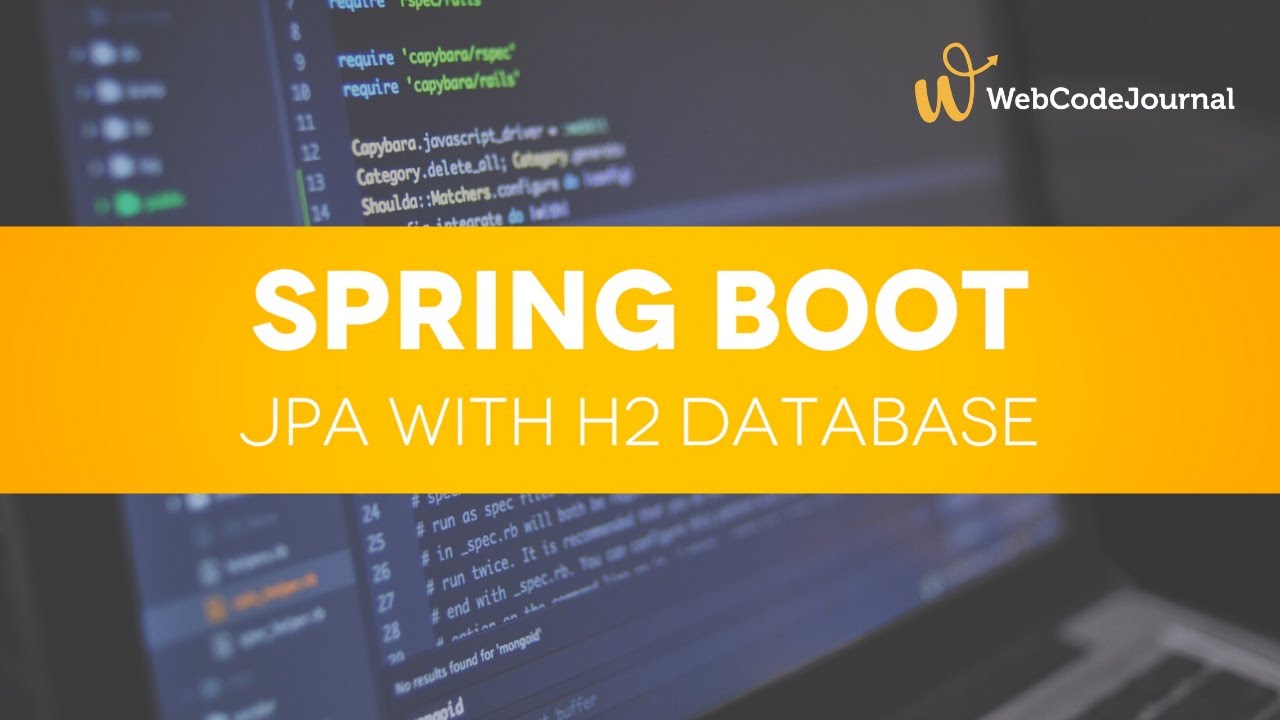 Spring Boot Tutorial Part 1: Implementing JPA with H2 database