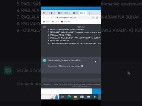 LESSON IN PLAN IN ARALING PANLIPUNAN IN LESS THAT 3 MINUTES #shorts #chatgpt #deped #teachers