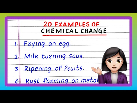 20 Examples of Chemical Changes | Examples of Chemical Change