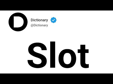 Slot Meaning In English