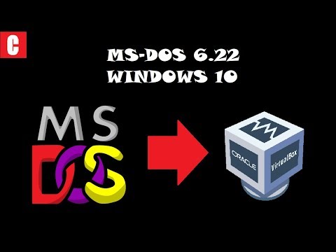 How to Install MS-DOS 6.22 on Windows 10 using Virtual Box!!