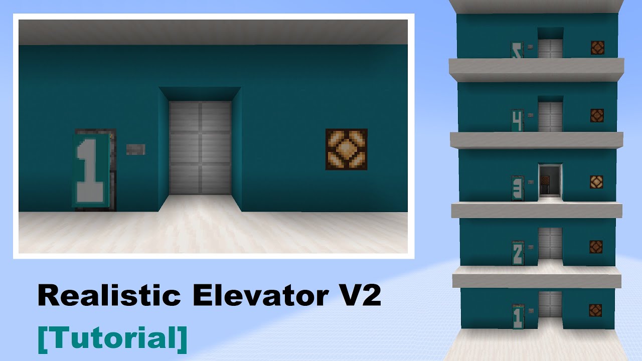 Minecraft Hyper Realistic Elevator 1.21 [Tutorial]