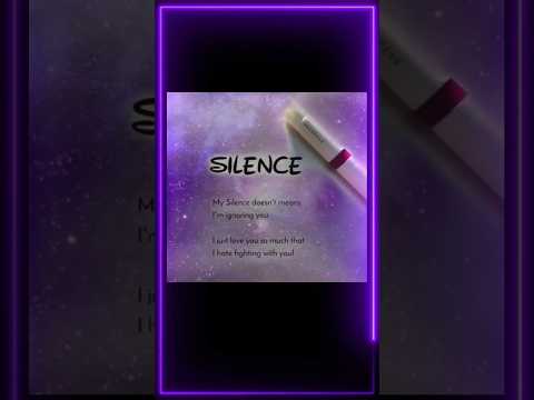My silence doesn't means I'm ignoring you............... #silent killer#shorts #viral shorts