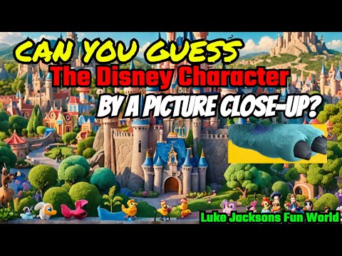 Ultimate Guess the Picture Close-up: Disney Characters