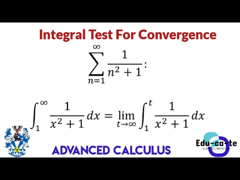 INTEGRAL TEST FOR CONVERGENCE