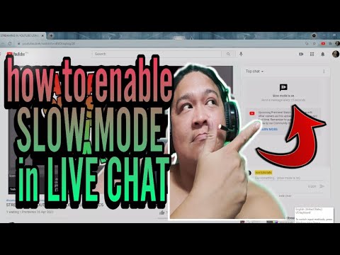 HOW TO ENABLE SLOW MODE IN LIVE CHAT SECTION