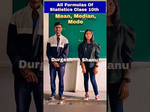 Formulas Of Statistics Class 10 | Mean , Median , Mode Formula #fun #youtubeshorts #shorts #trending