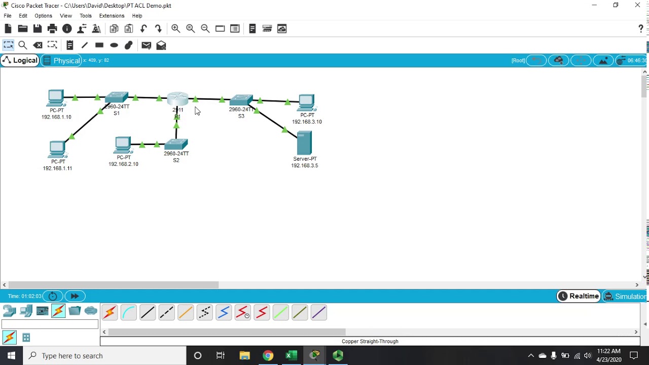 Creating an Extended ACL