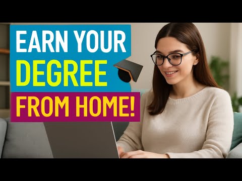 Earn Your Degree From Home ! Online Masters Program 2025