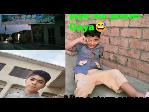 Vlog # 51 ||Wasif foot stuck in pipe || Mubeen Ahmed Vlogs. #vlogs #dailyvlogs