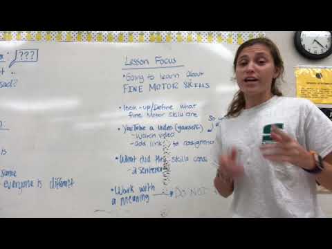 Fine Motor Skills (Defining)