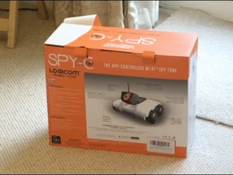 Unboxing Logicom SPY-C Roving WiFi Video Camera "Tractor" :-)