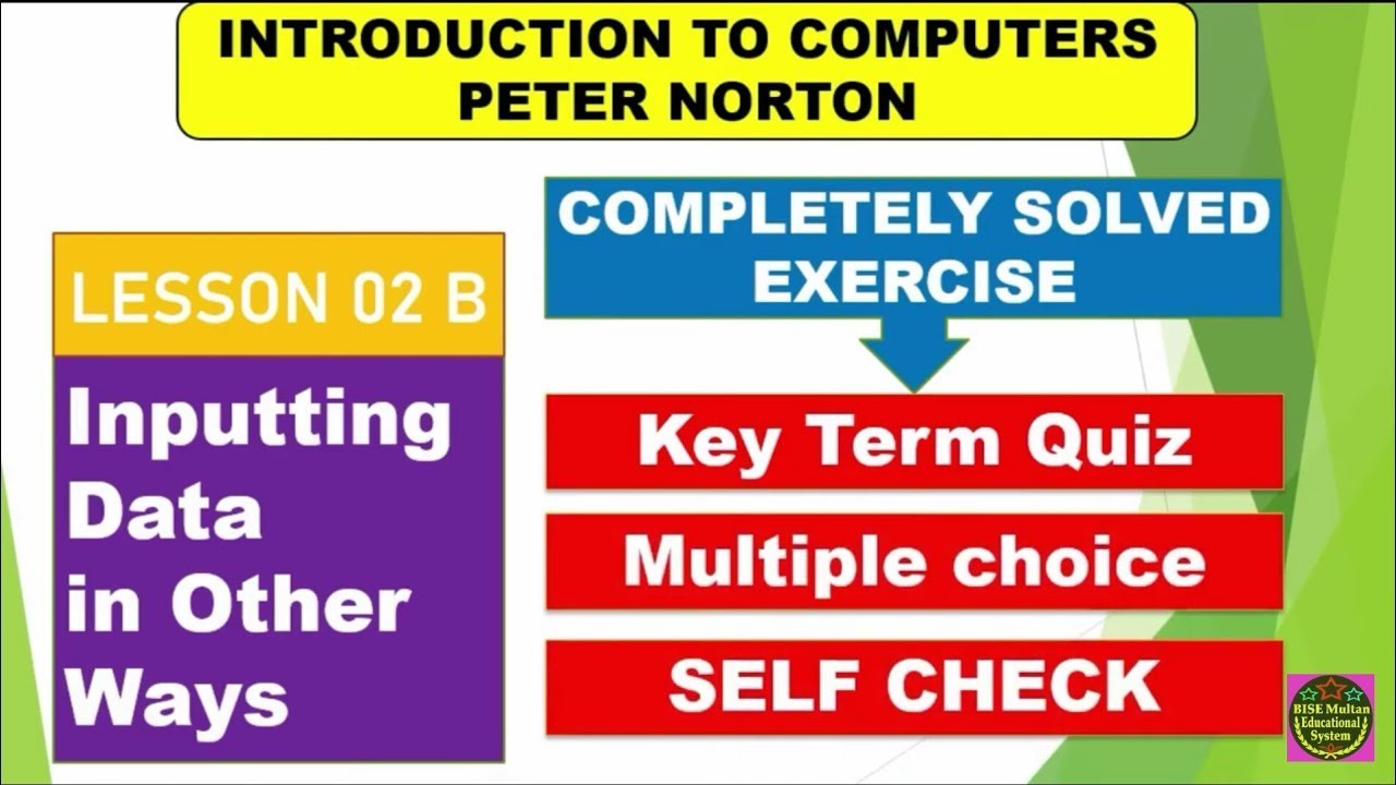 Lesson 02 B Solved Exercise of INTRODUCTION TO COMPUTERS by PETER NORTON