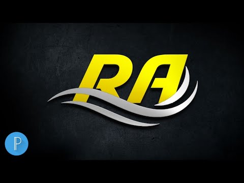 R A Professional Logo Design || How To Make Logo Design in Pixellab