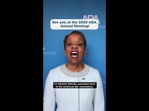 See you at the 2025 ABA Annual Meeting in Toronto! #Shorts