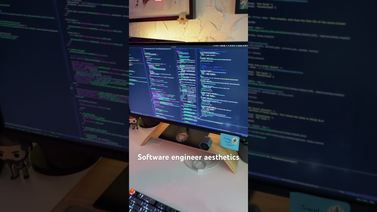 Software engineer aesthetics #onepiece #vim using #dracula theme