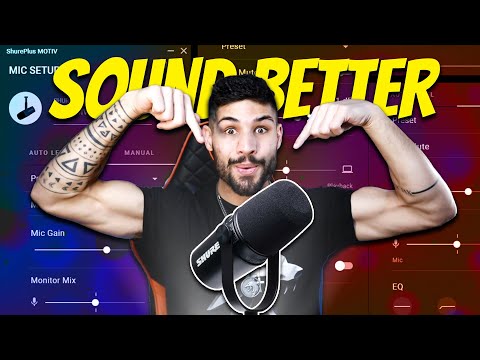 Make Shure MV7 Sound Better | ShurePlus Motiv APP & Filters
